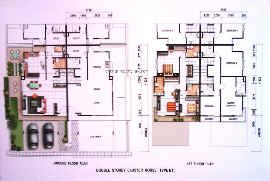 greenpark-semi-d-type-b1-floorplan | Penang Property Talk