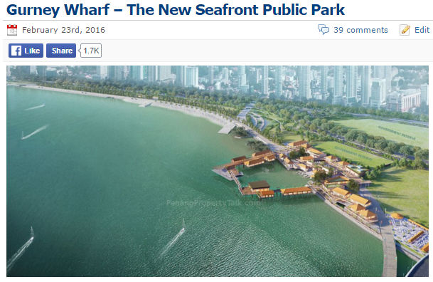 Gurney Wharf project stirring up waves of interest | Penang Property Talk