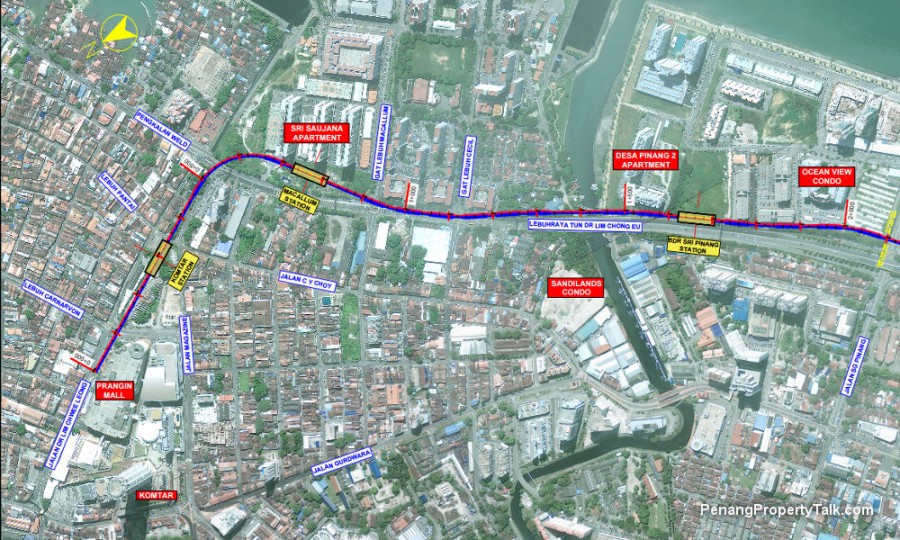 Proposed LRT Stations – Bayan Lepas Line | Penang Property Talk
