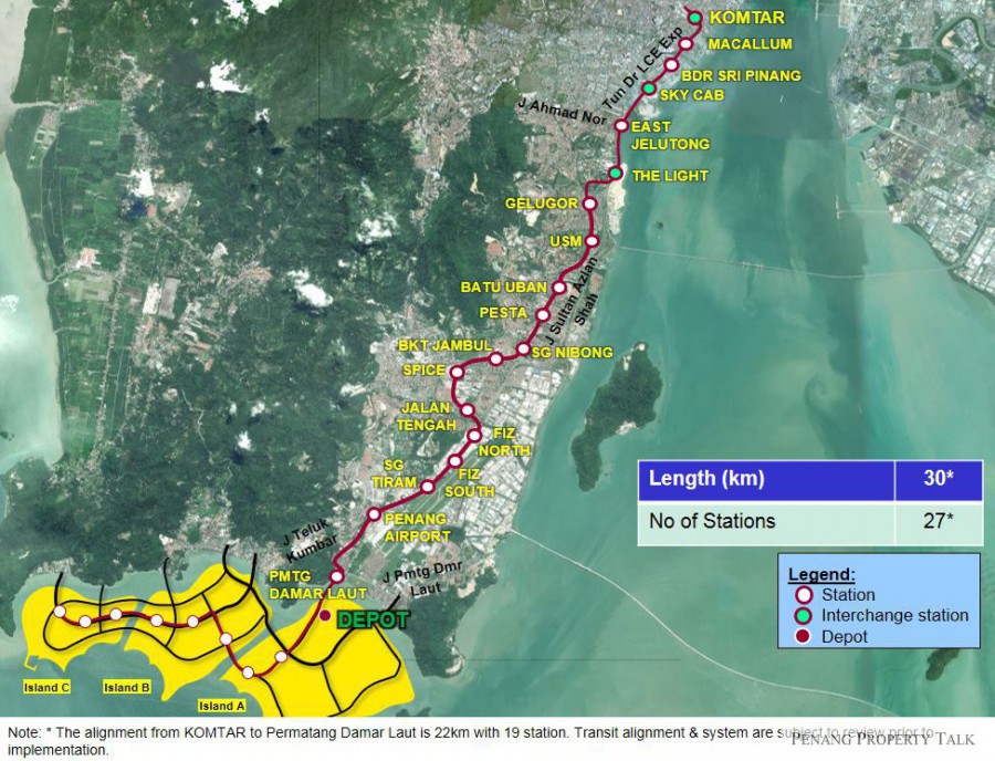 Penang LRT likely to proceed, might begin in Jan 2020 | Penang Property ...