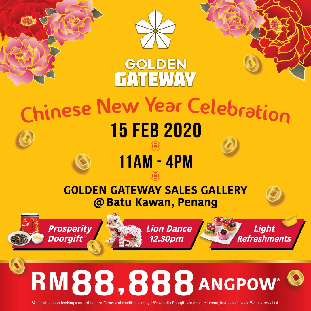 Golden Gateway CNY Celebration (15 Feb) | Penang Property Talk