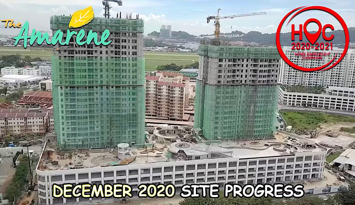 SITE PROGRESS: The Amarene (Dec 2020) | Penang Property Talk