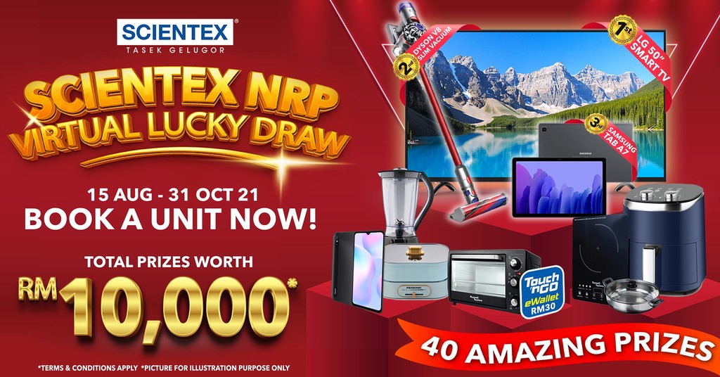 Scientex NRP Virtual Lucky Draw Total Prizes Worth RM10,000* | Penang ...