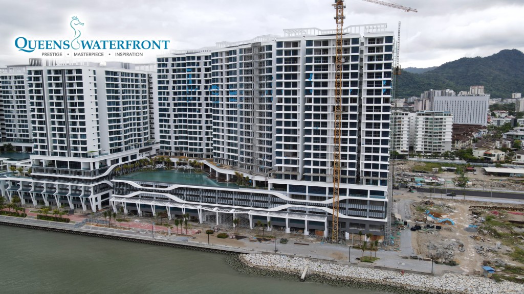SITE PROGRESS: Queens Residences – Q2 (Mar 2022) | Penang Property Talk