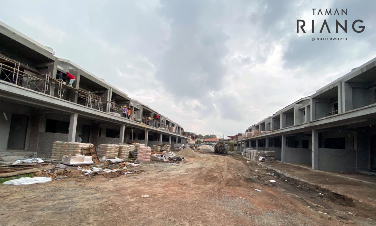 SITE PROGRESS: Taman Riang (Mar 2022) | Penang Property Talk