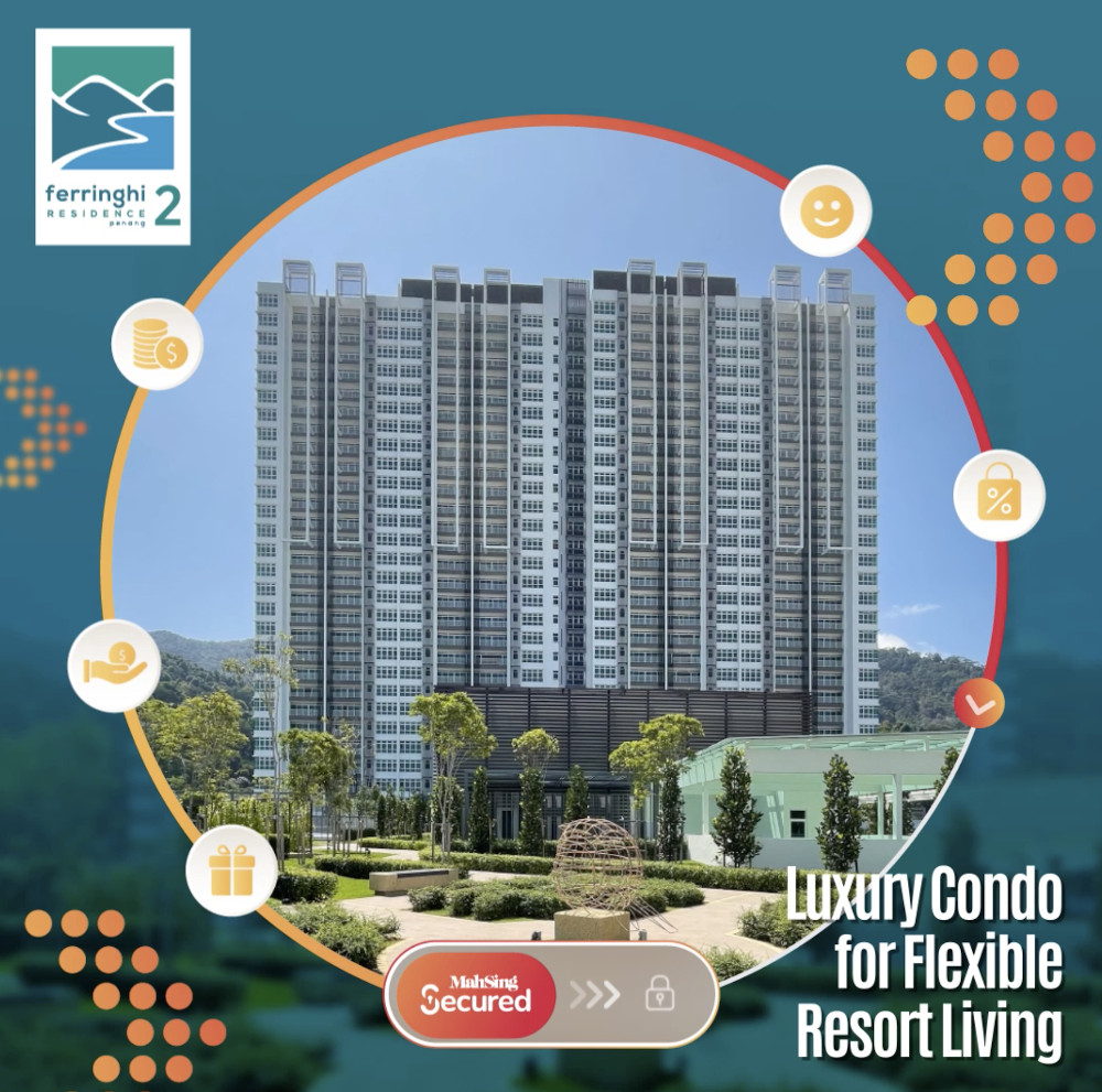 Resort Style Condo at Batu Ferringhi with Mah Sing Secured deals ...