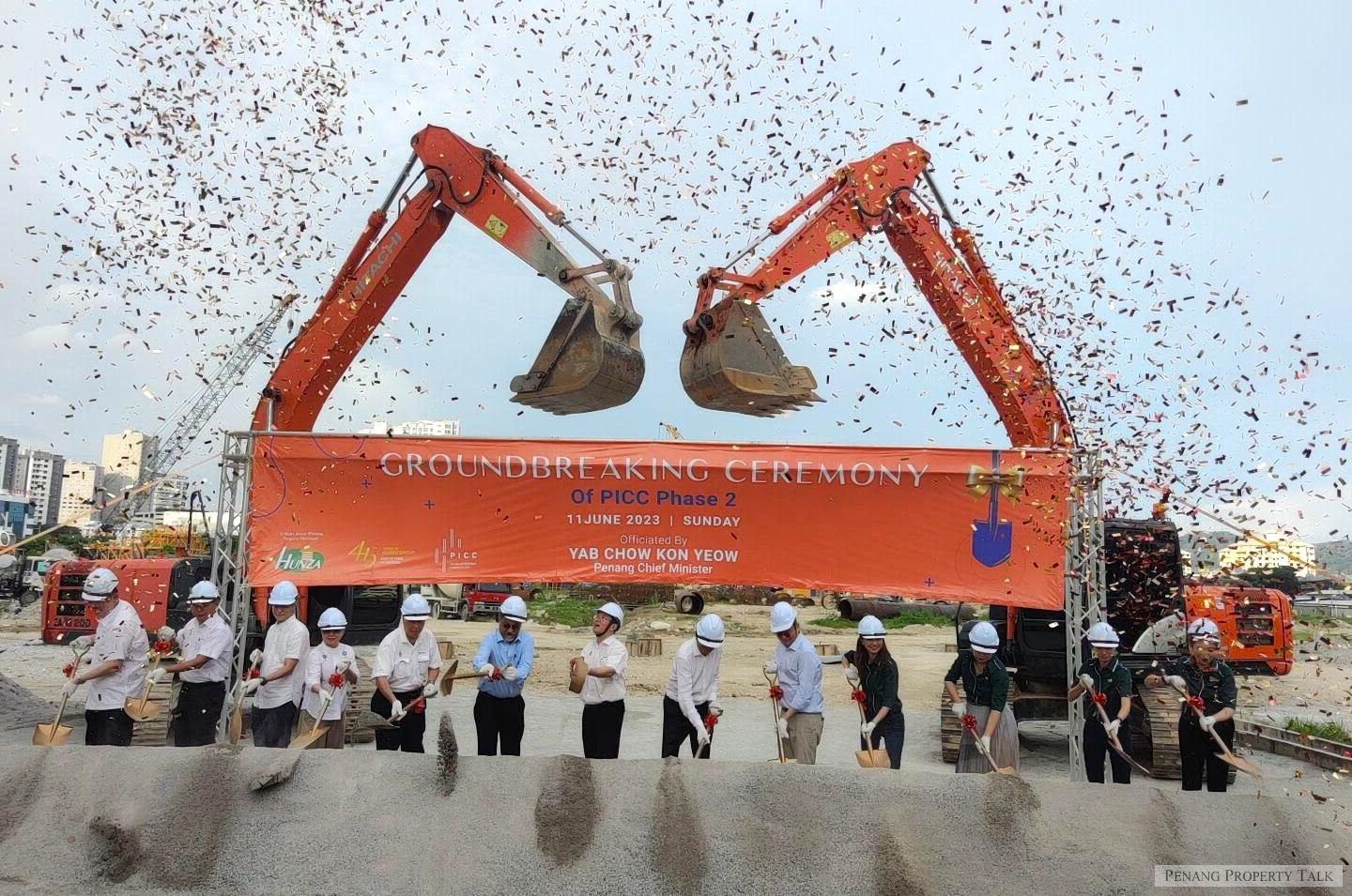 Hunza Group breaks the ground for Phase 2 of PICC | Penang Property Talk