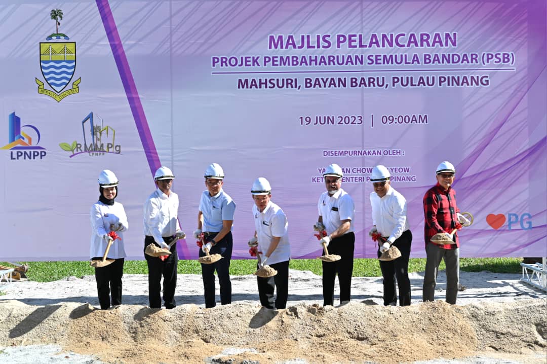 Urban renewal project for Mahsuri 5 Point Blocks broke ground yesterday ...