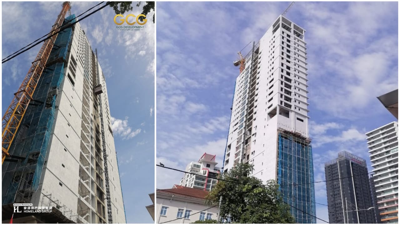 SITE PROGRESS: Green City Residence (Oct 2023) | Penang Property Talk