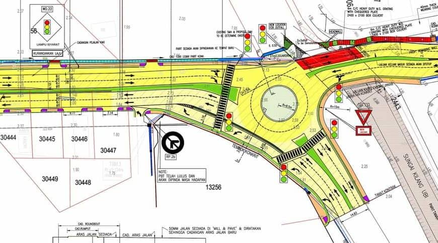Kota Permai intersection is now being upgraded - Construction Project 360