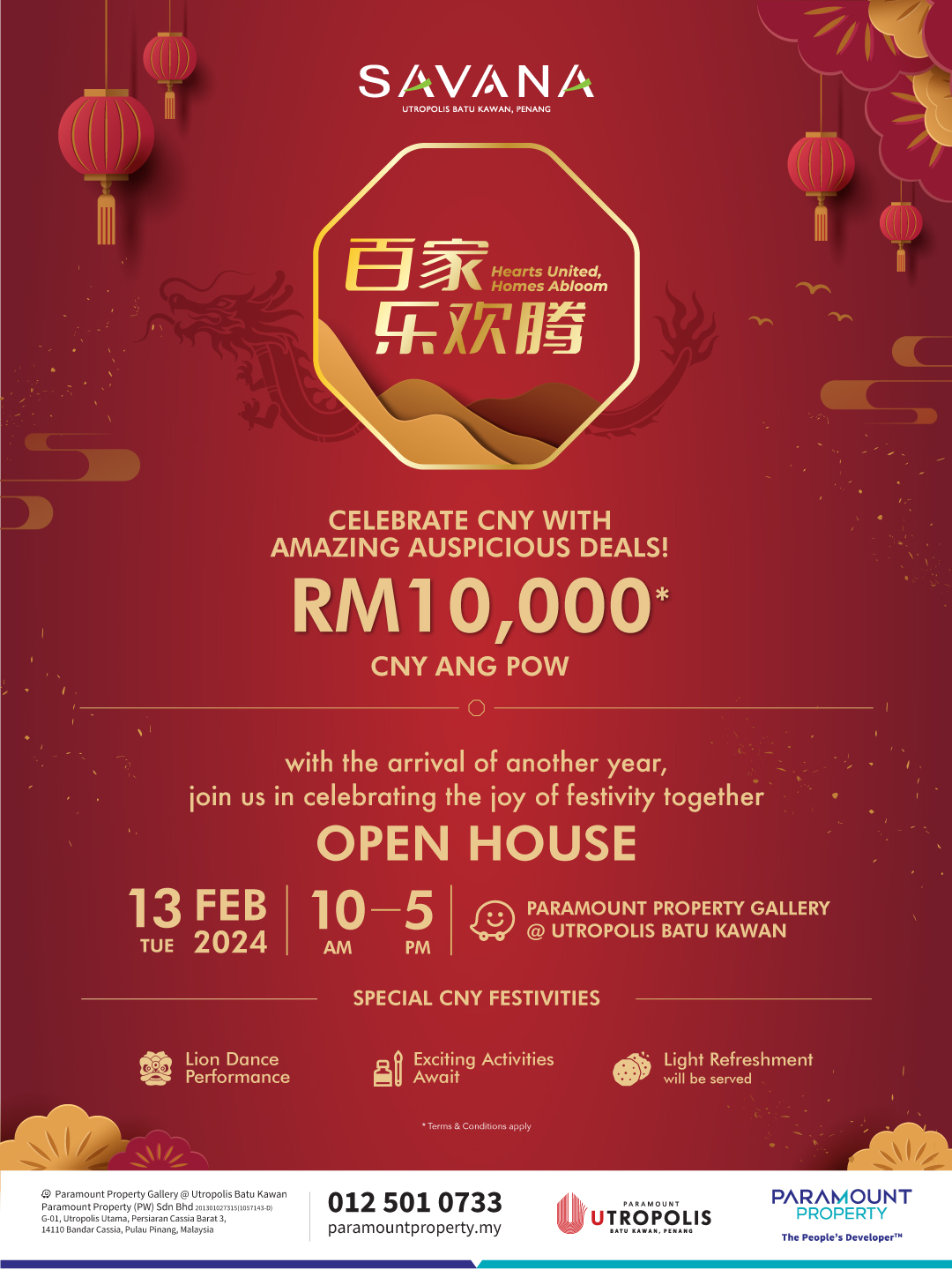 Celebrate the joy of festivity together at Paramount’s CNY Open House ...