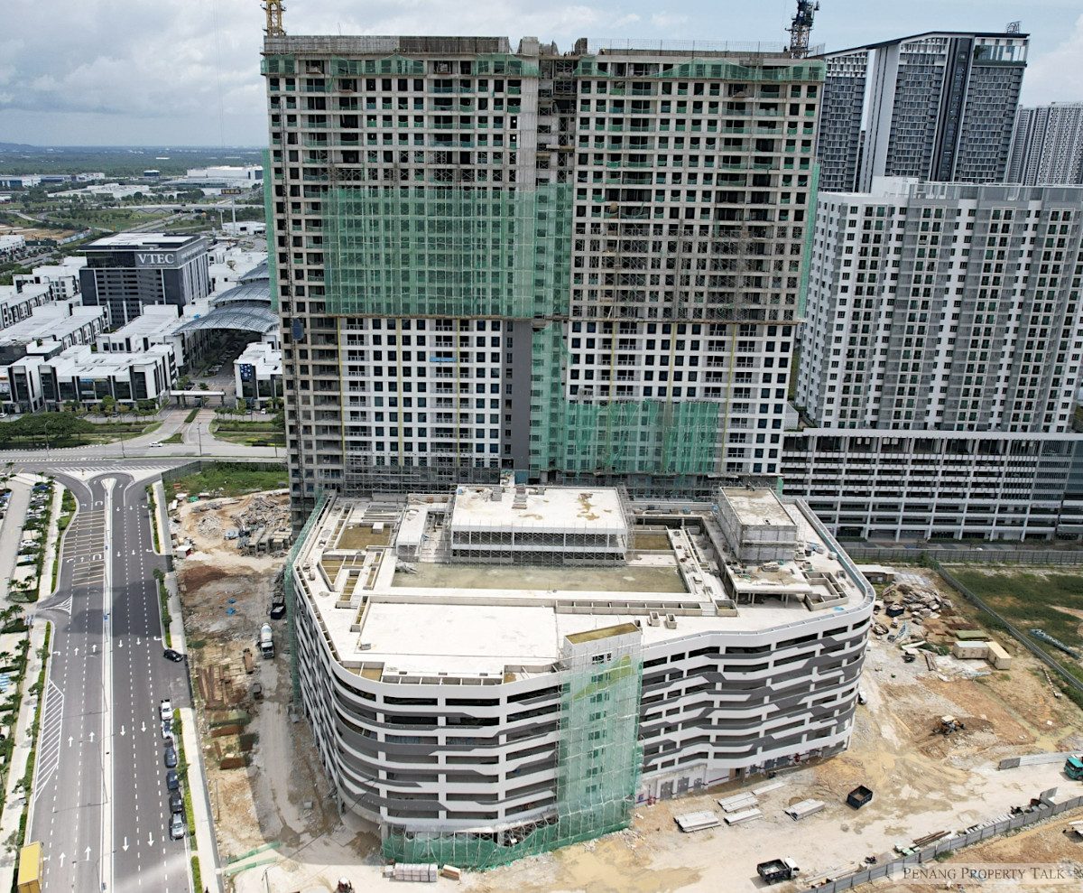 SITE PROGRESS: Savana @ Utropolis (Oct 2024) | Penang Property Talk