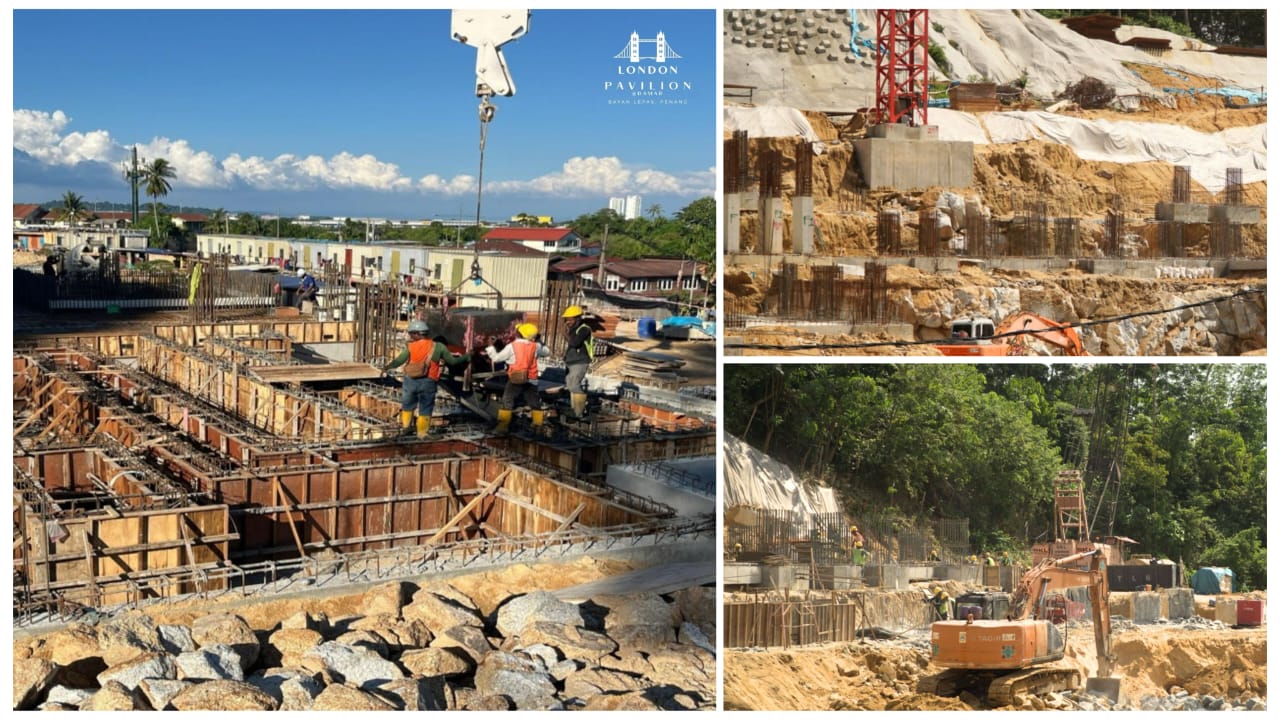 SITE PROGRESS: London Pavilion (June 2025) | Penang Property Talk