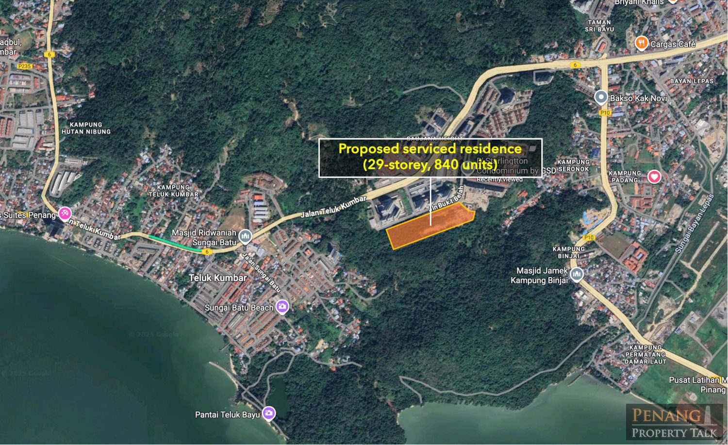 PROPOSED: 840-unit serviced residence at Teluk Kumbar | Penang Property ...