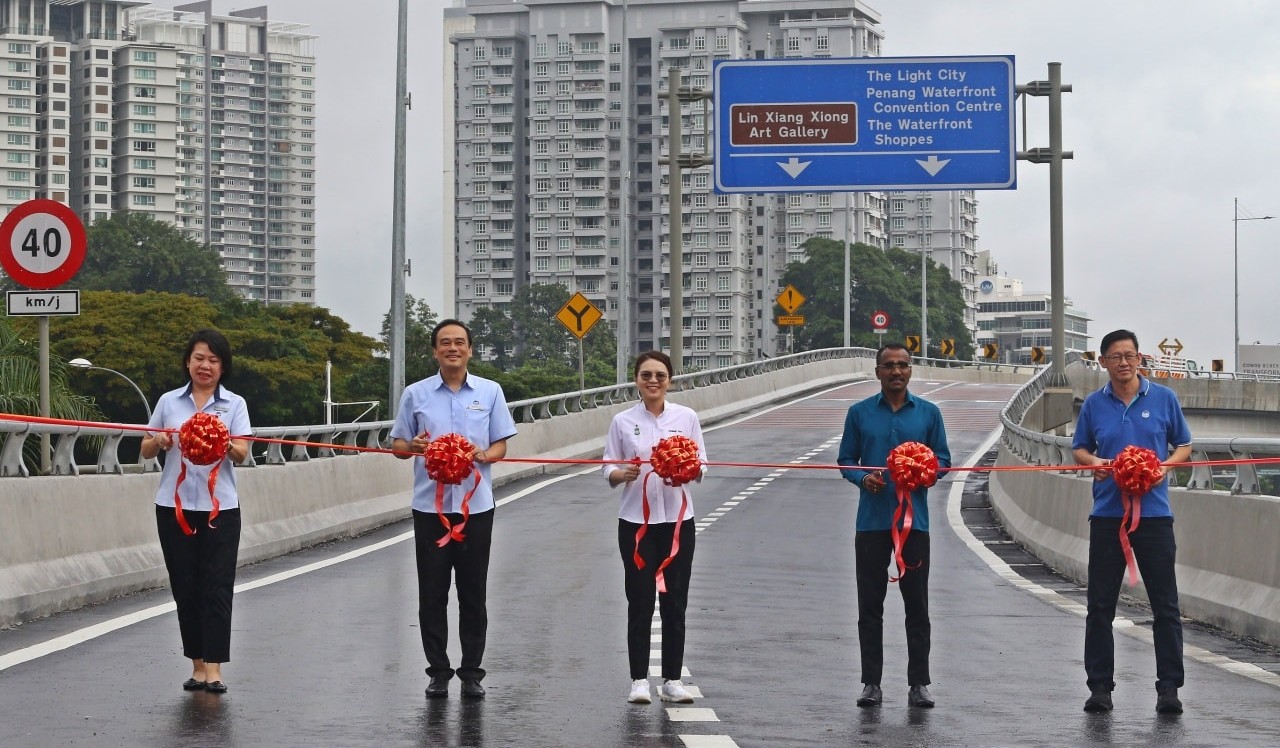 New flyover opens at The Light Waterfront Penang | Penang Property Talk