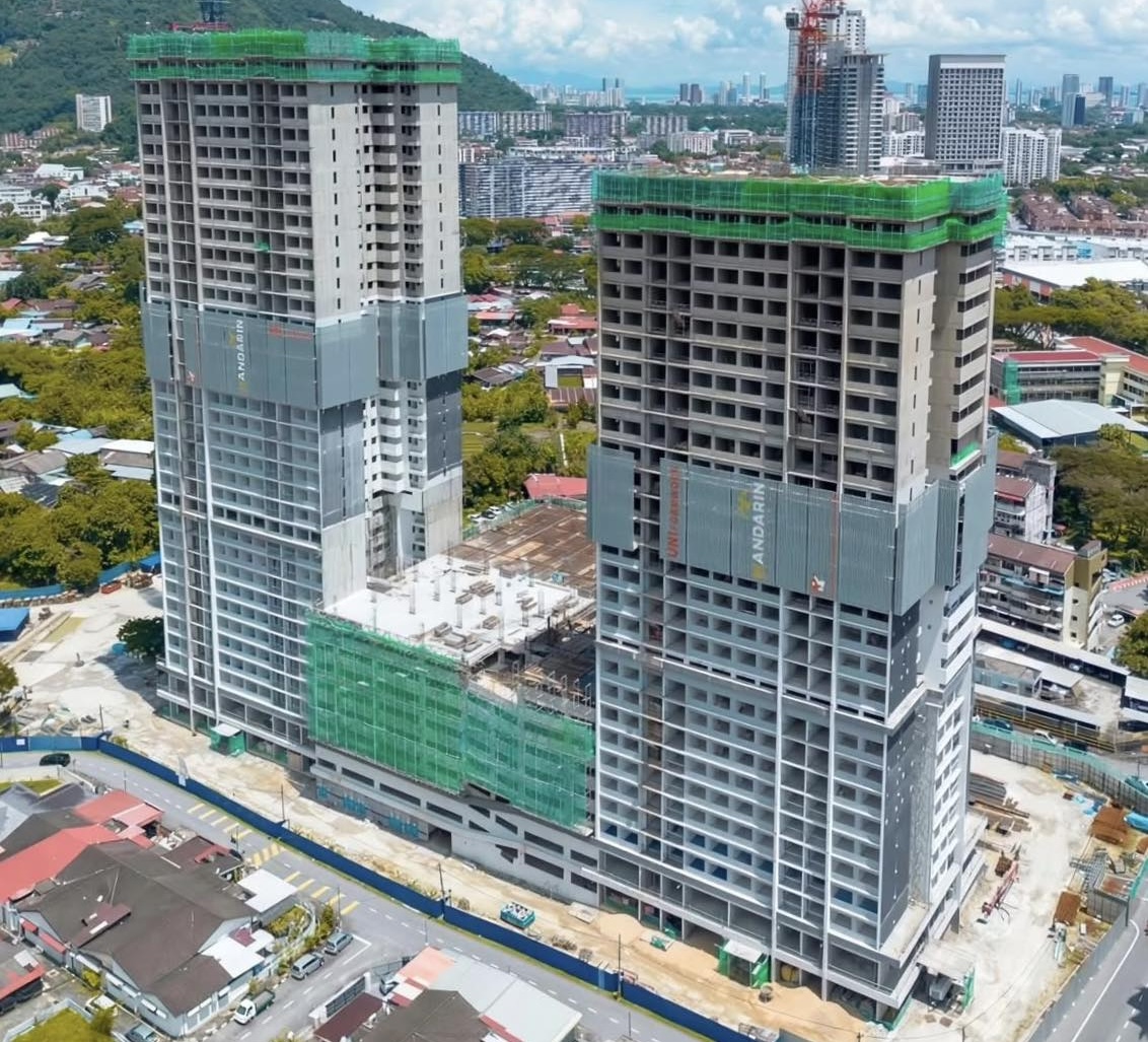 SITE PROGRESS: Mandarin Residence (Dec 2025) | Penang Property Talk