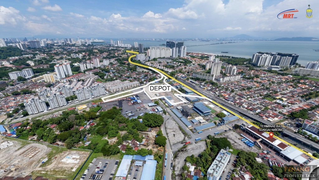 Fresh debate over Penang LRT secondary depot location | Penang Property ...